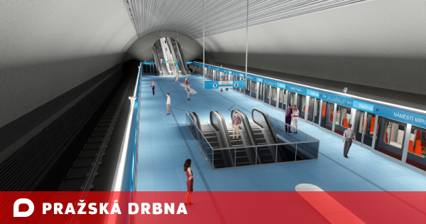 Trasa metra D je zanesena v územním plánu. Trať v první fázi spojí ...