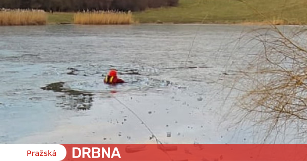 Chlapec byl po krk ve vodě a držel se ledové kry. Vytáhli ho hasiči a ...
