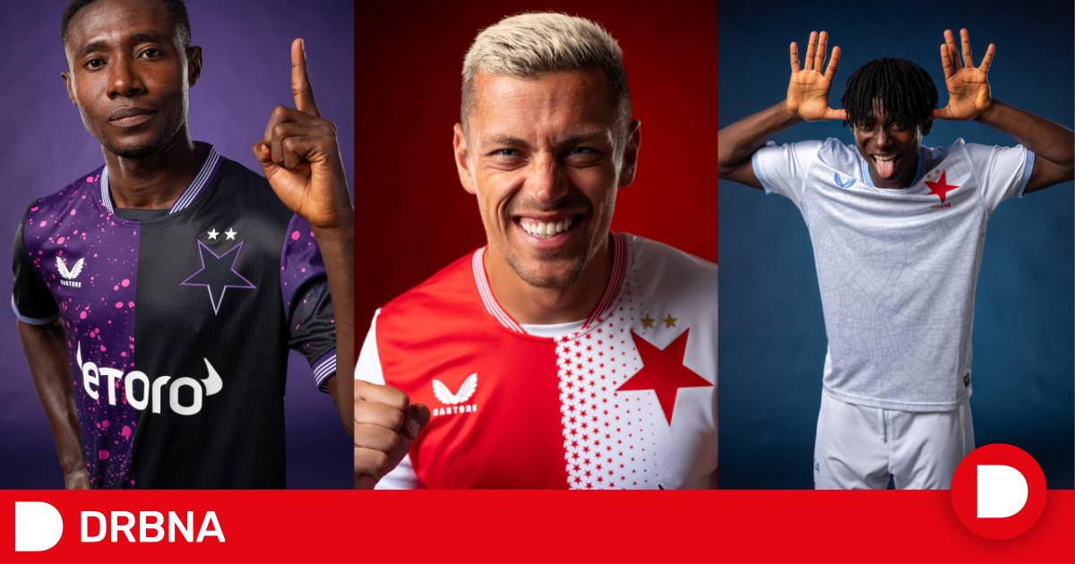 Slavia představila nové dresy, autorem je výtvarník Pasta Oner